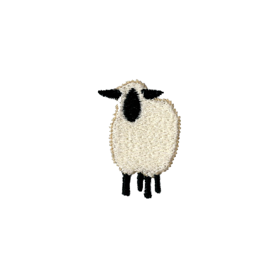 The Lord Is My Shepherd Wreath Sash – Embroidered Lamb Door Hanger – L ...